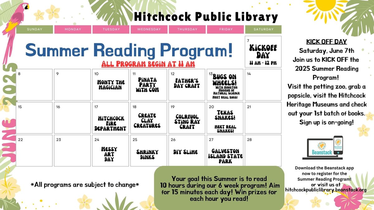 Summer Reading Program Color Our World 2025 — Genevieve Miller ...